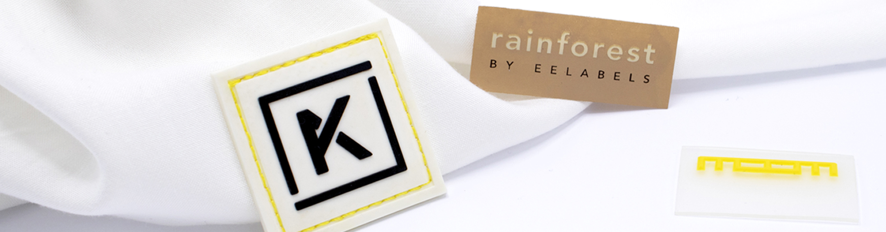 PVC labels with logo or brand name - EE Labels